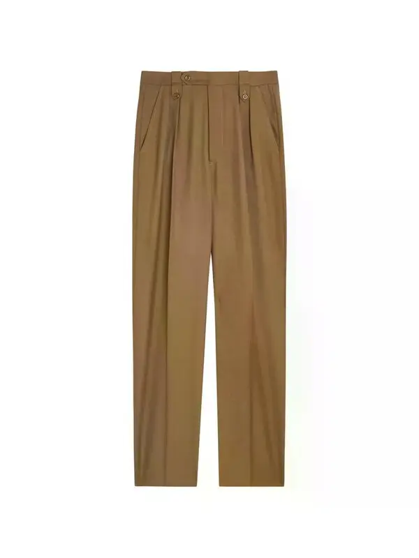 MAISON MARGIELA Pleated Trousers - Neutrals