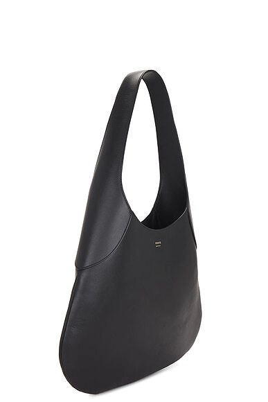 Khaite Joan Large Hobo Bag In Smooth Calf Leather - Black