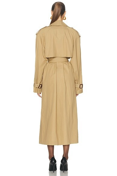 Saint Laurent Oversize Trench Coat