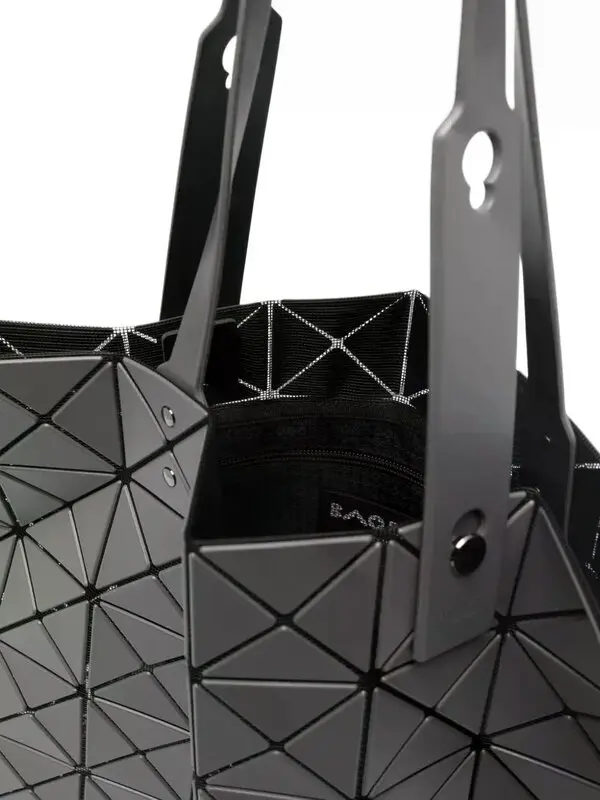 Issey Miyake Geometric Pattern Tote Bag - Grey