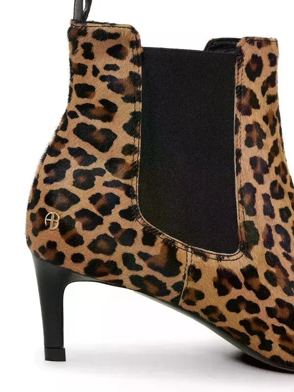 ANINE BING Stevie Leopard-print Boots