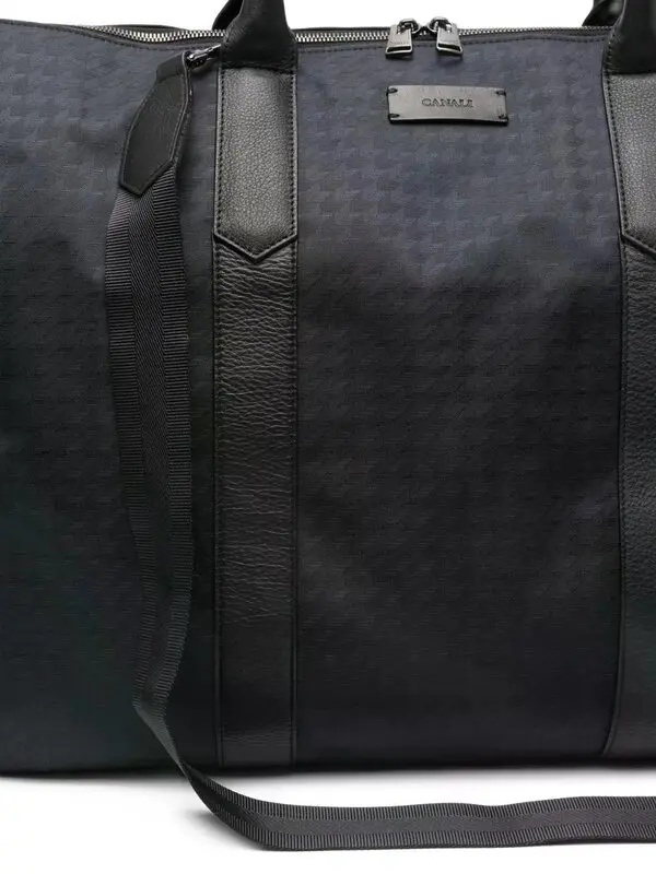 Canali Patterned Weekend Bag