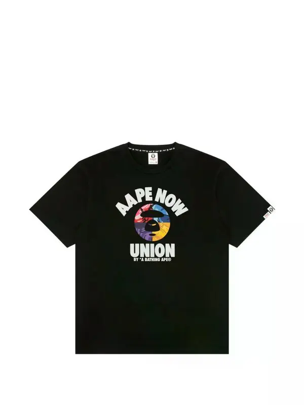 AAPE BY *A BATHING APE Graphic-print T-shirt - Black
