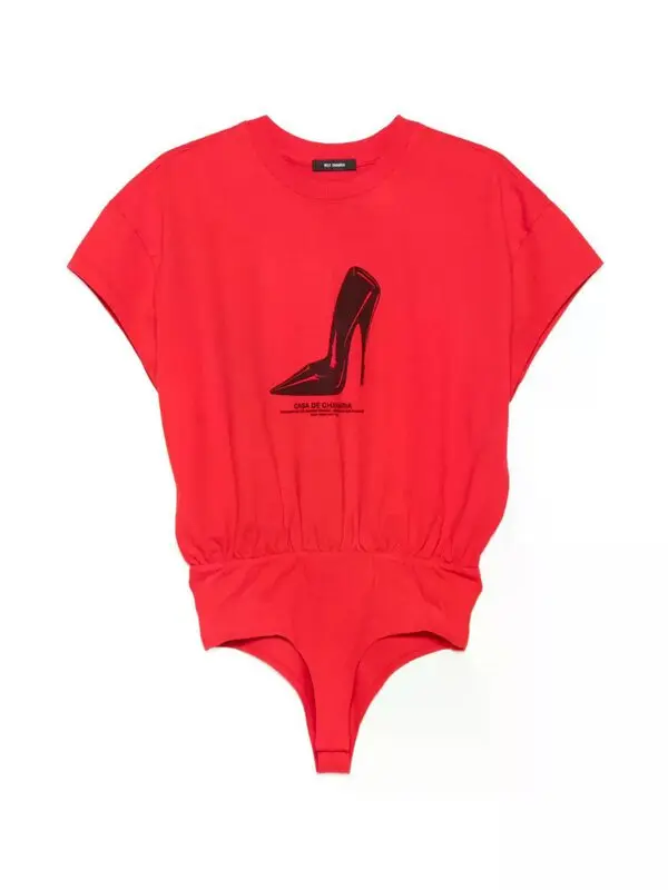 WILLY CHAVARRIA Logo-print T-shirt - Red