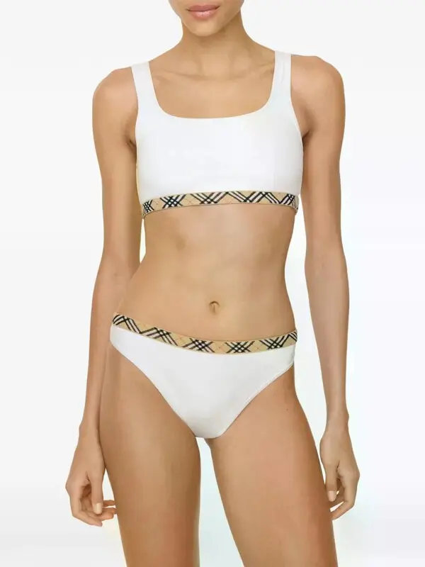 Burberry Check-trim Bikini Briefs