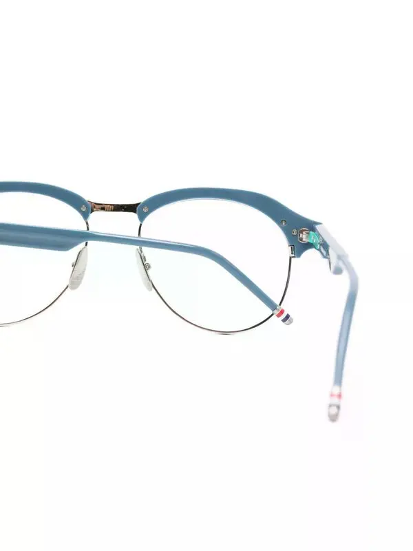 Thom Browne Round Frame Glasses - Blue
