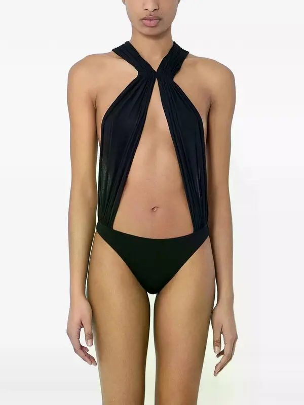 Rick Owens Halter Neck Bodysuit - Black