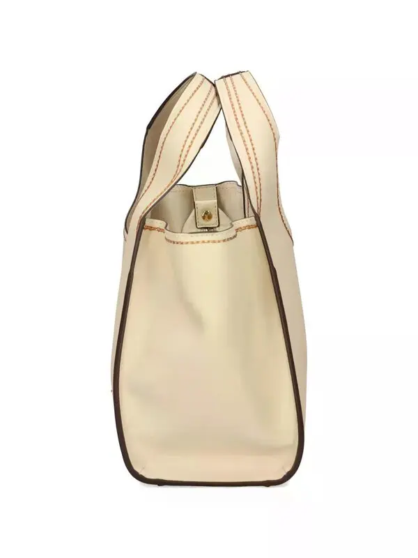 Moschino Logo-plaque Stitched Tote Bag