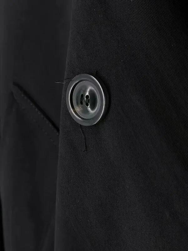 MAISON MARGIELA Belted Double-breasted Jacket - Black