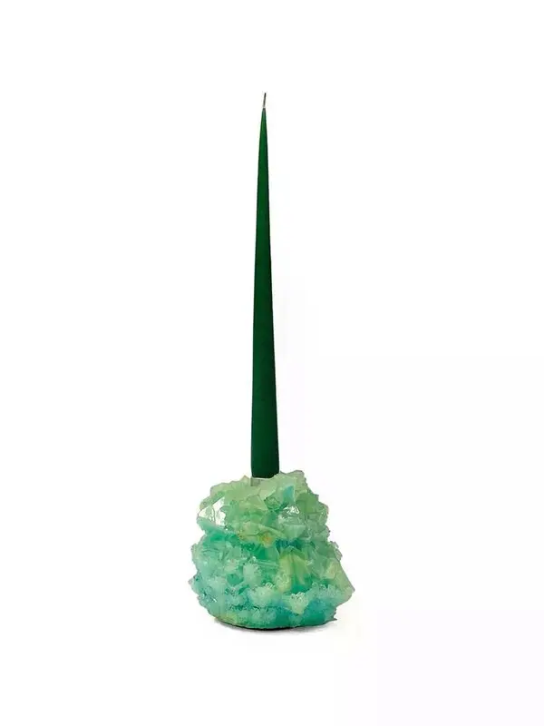 MINERAL SERIES Crystal Turquoise Candlestick Holder
