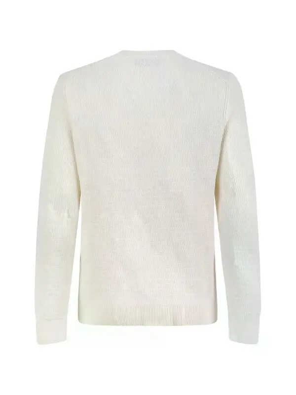 BOSS Textured Crewneck Sweater - Neutrals
