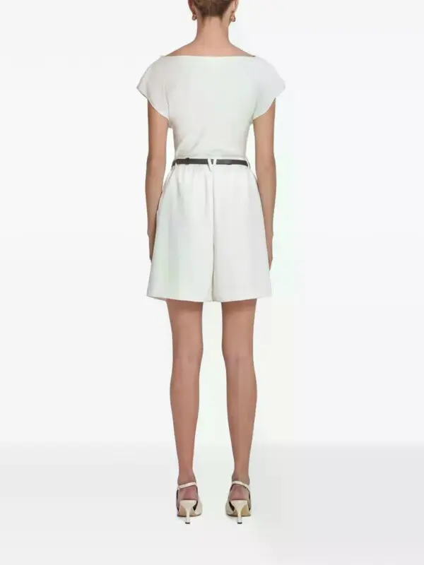 VIKTORIA & WOODS Pleated Belted Shorts