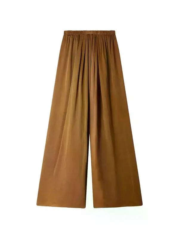 MES DEMOISELLES Coucou Elasticated Wide-leg Trousers