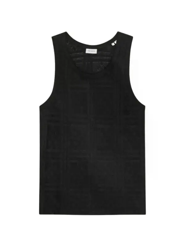 LES DEUX Huxley Square Pattern Tank Top