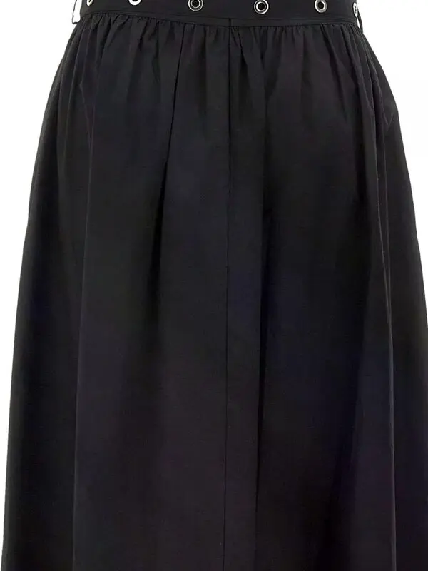 BOSS Cotton Maxi Skirt With Eyelet Detailing
