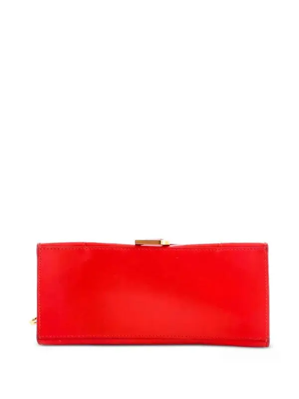 Balenciaga Hourglass Top Handle Bag Small Satchel Leather - Red