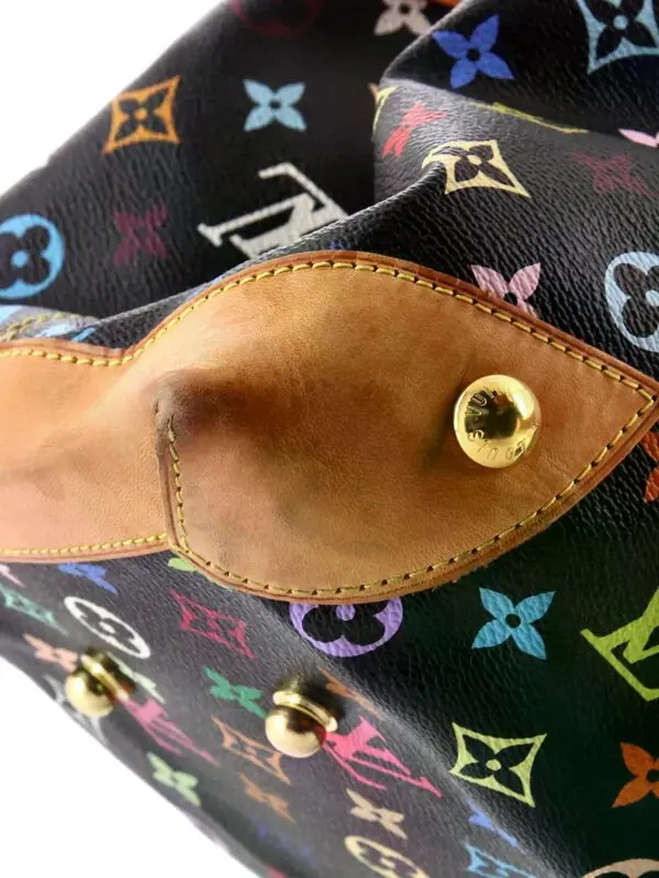 LOUIS VUITTON Monogram Multicolor Ursula Satchel - Black