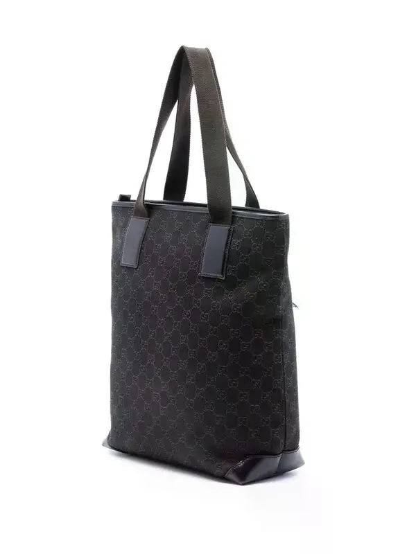 Gucci Gg Monogram Denim Tote Bag