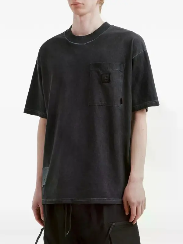 Izzue X Alpha Industries Patch-pocket T-shirt - Grey