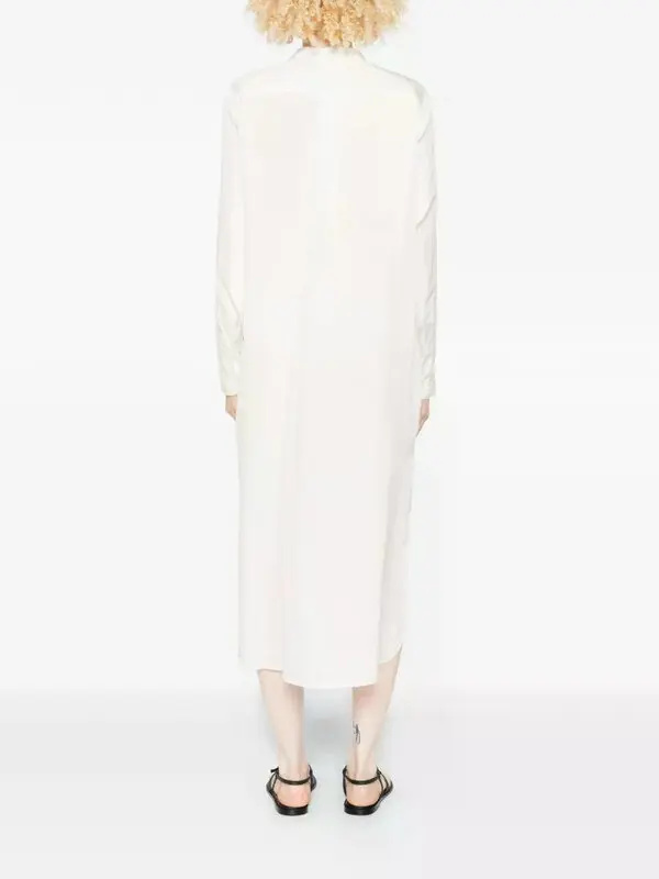 P.a.r.o.s.h Saxon Buttoned Midi Dress
