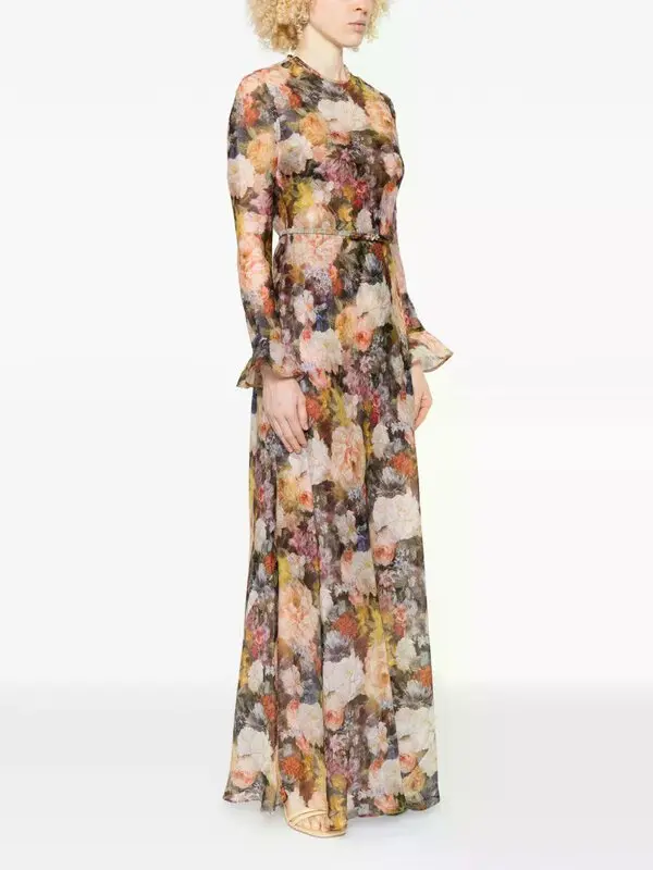 Zimmermann Alchemy Sheath Maxi Dress - Brown