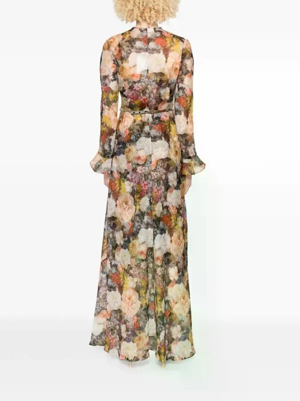 Zimmermann Alchemy Sheath Maxi Dress - Brown