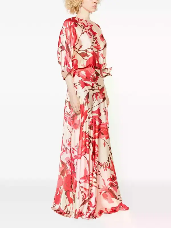 Chiara Boni La Petite Robe Floral Print Maxi Dress