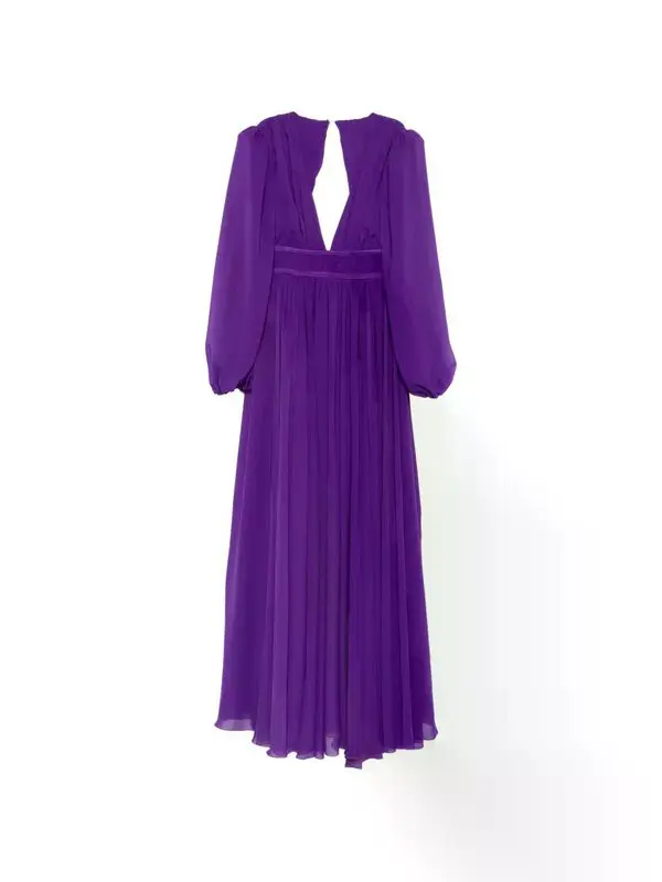 Pinko Pelagos V-neck Maxi Dress