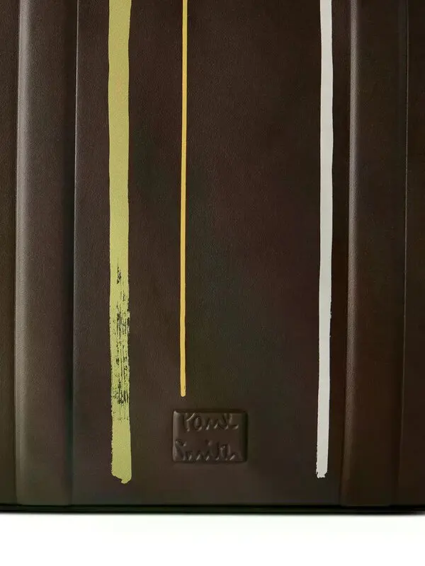 Paul Smith Stripes Top Handle Briefcase