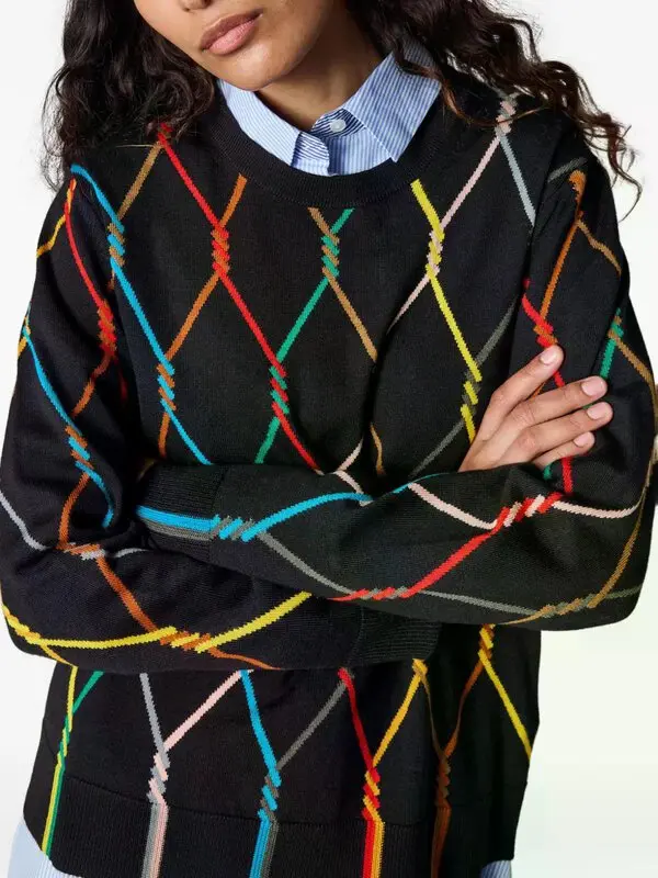 Paul Smith Diamond-pattern Sweater