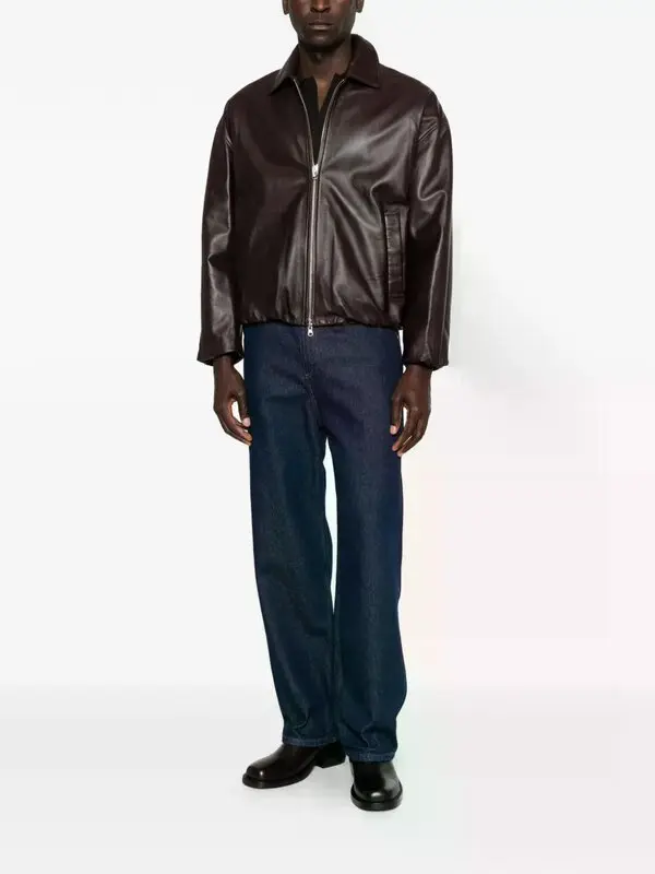 ARMA Leather Zip-up Jacket