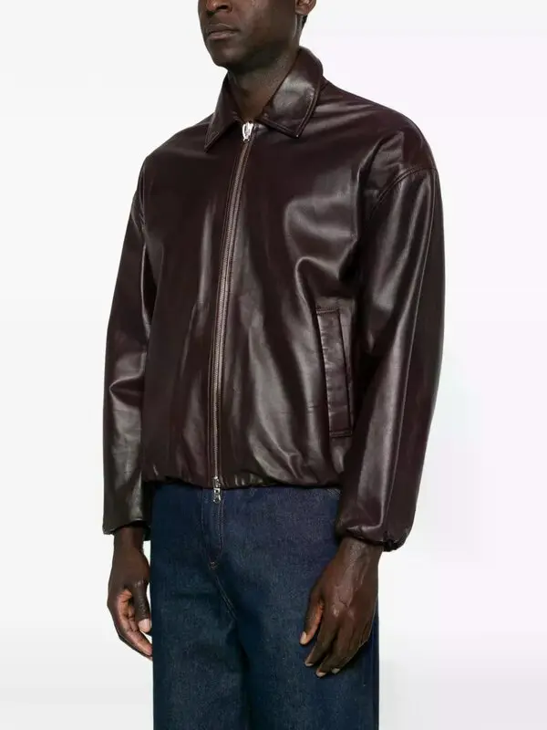 ARMA Leather Zip-up Jacket