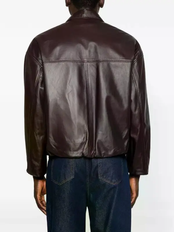 ARMA Leather Zip-up Jacket