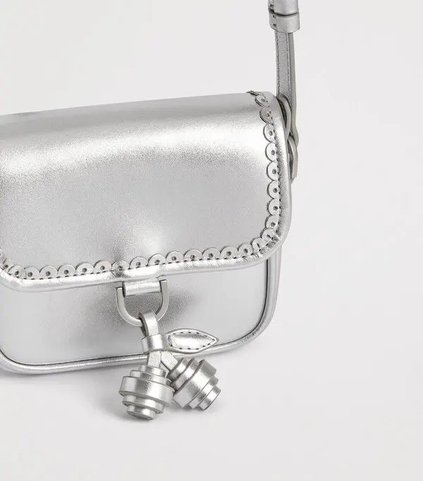 Bonpoint Metallic Leather Lani Shoulder Bag