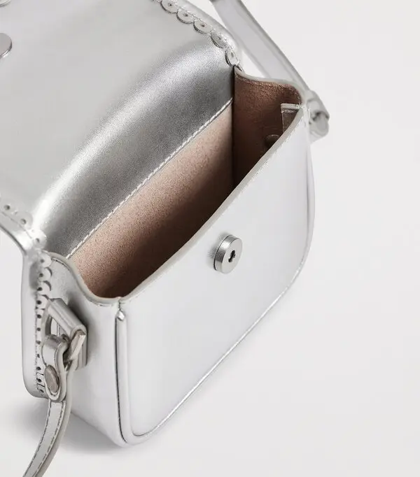 Bonpoint Metallic Leather Lani Shoulder Bag