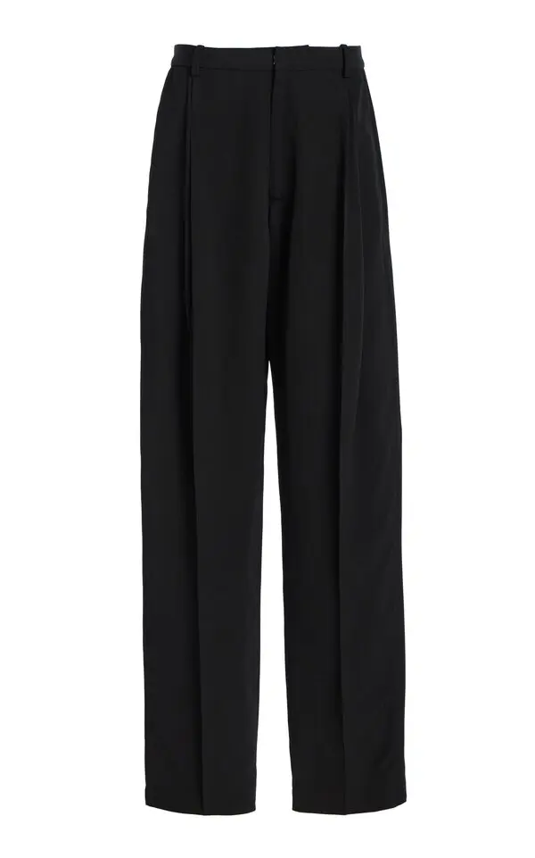 Proenza Schouler Clementina Tailored Straight-leg Pants - Black