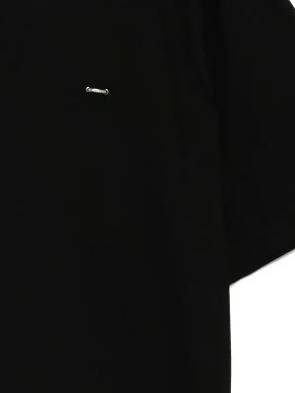 SONGZIO Graphic-embroidered T-shirt - Black