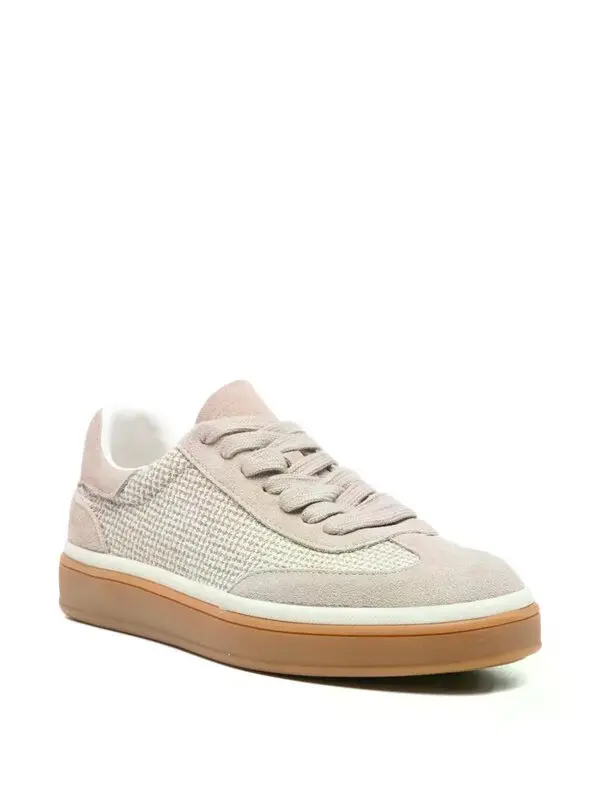 SERGIO MORETTI FIRENZE Suede Panel Lace-up Sneakers