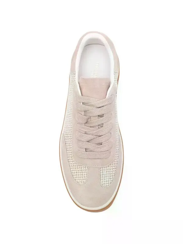 SERGIO MORETTI FIRENZE Suede Panel Lace-up Sneakers