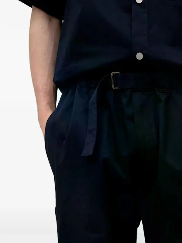 DARKPARK Belted Wide-leg Trousers