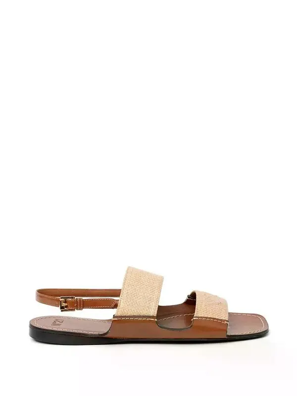 N°21 Strappy Flat Sandals With Buckle Fastening