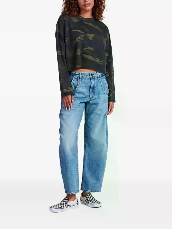 ASKK NY Lenox Pocket Wide Leg Denim Jeans