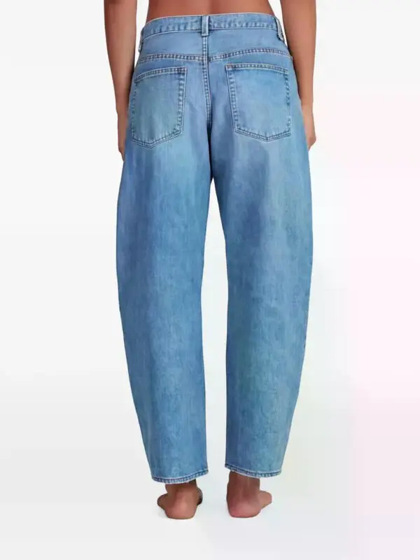 ASKK NY Lenox Pocket Wide Leg Denim Jeans