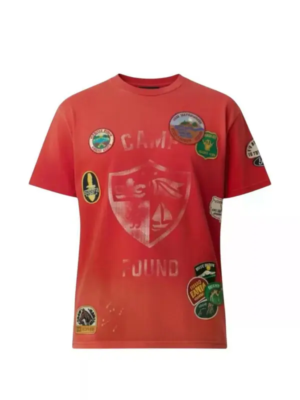 FOUND Embroidered Patches T-shirt