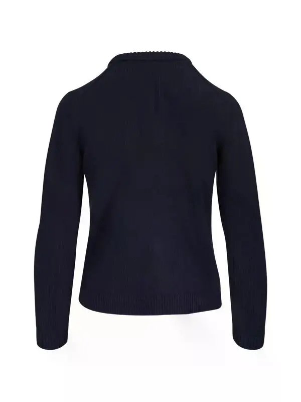 Lafayette 148 New York Knitted Zip-up Cardigan
