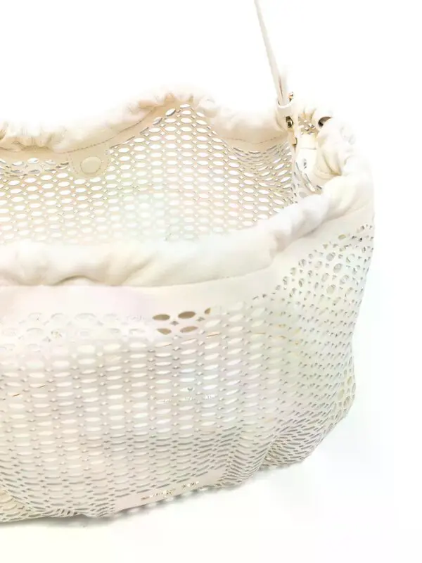 Patrizia Pepe Medium Bubble Leather Shoulder Bag