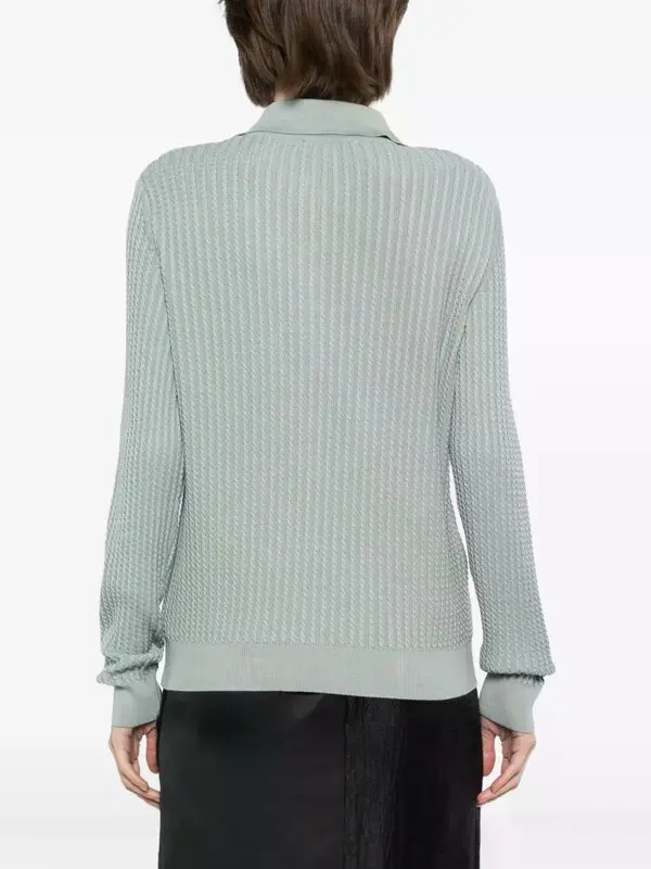 BLAZÉ MILANO Button Knitted Top