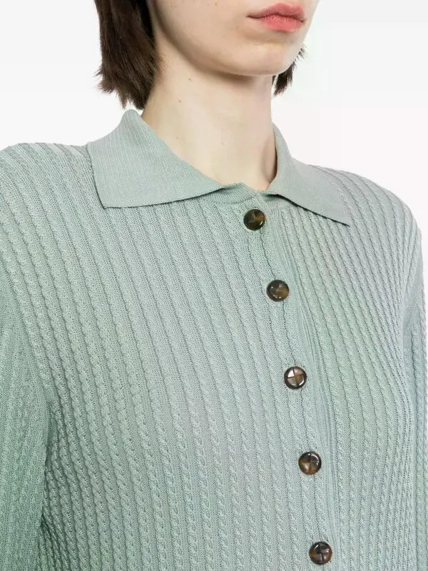 BLAZÉ MILANO Button Knitted Top