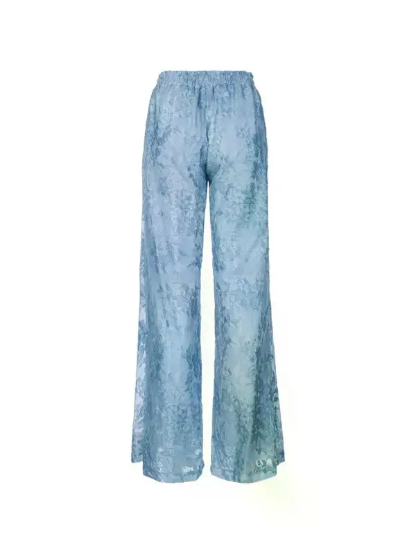 ERMANNO FIRENZE Patterned-jacquard Trousers