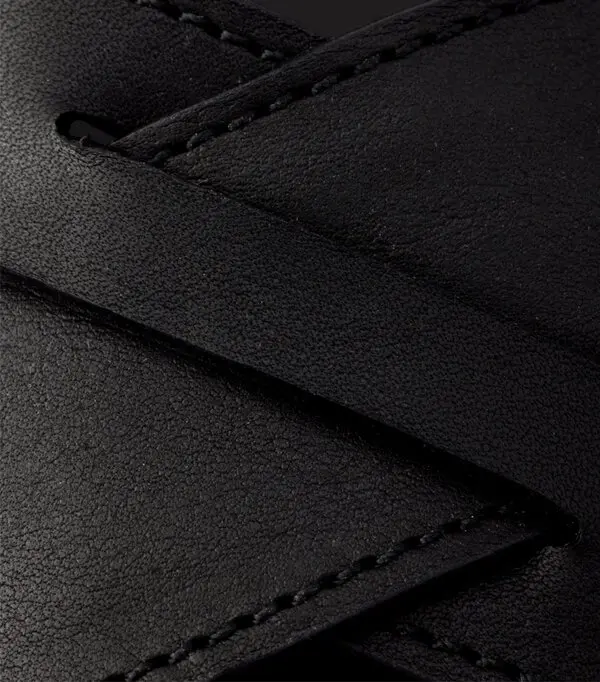 Prada Lambskin Platform Sandals - Black
